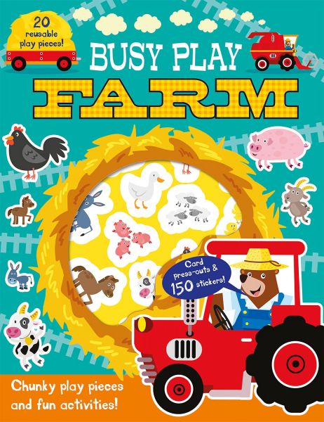 BUSY PLAY FARM (BUSY PLAY REUSABLE STICKER ACTIVITY)